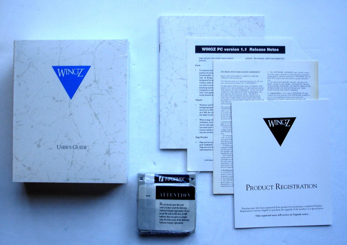 WingZ Graphic Spreadsheet Software