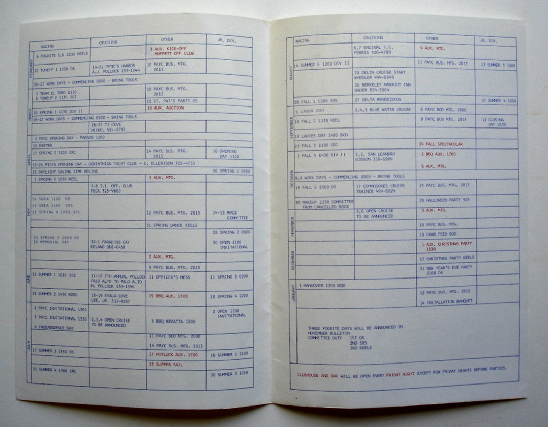 Easter 1977 Calendar