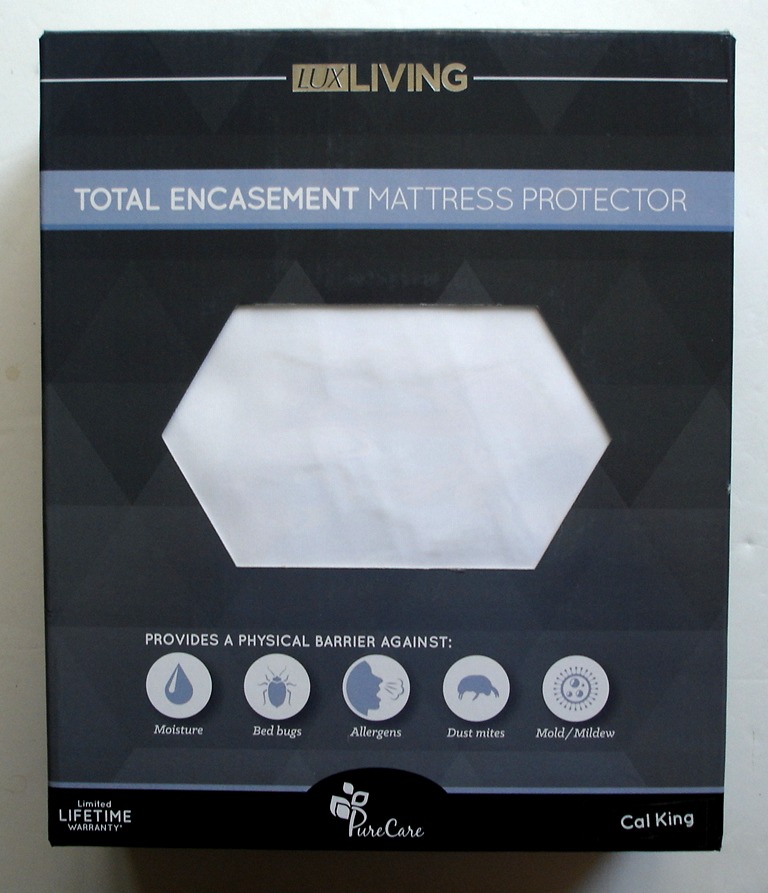 Lux Living Total Encasement Mattress Protector, Cal King